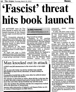 Successful Anti-Fascist Book Despite EDL Threats and Quaker Cowardice ...