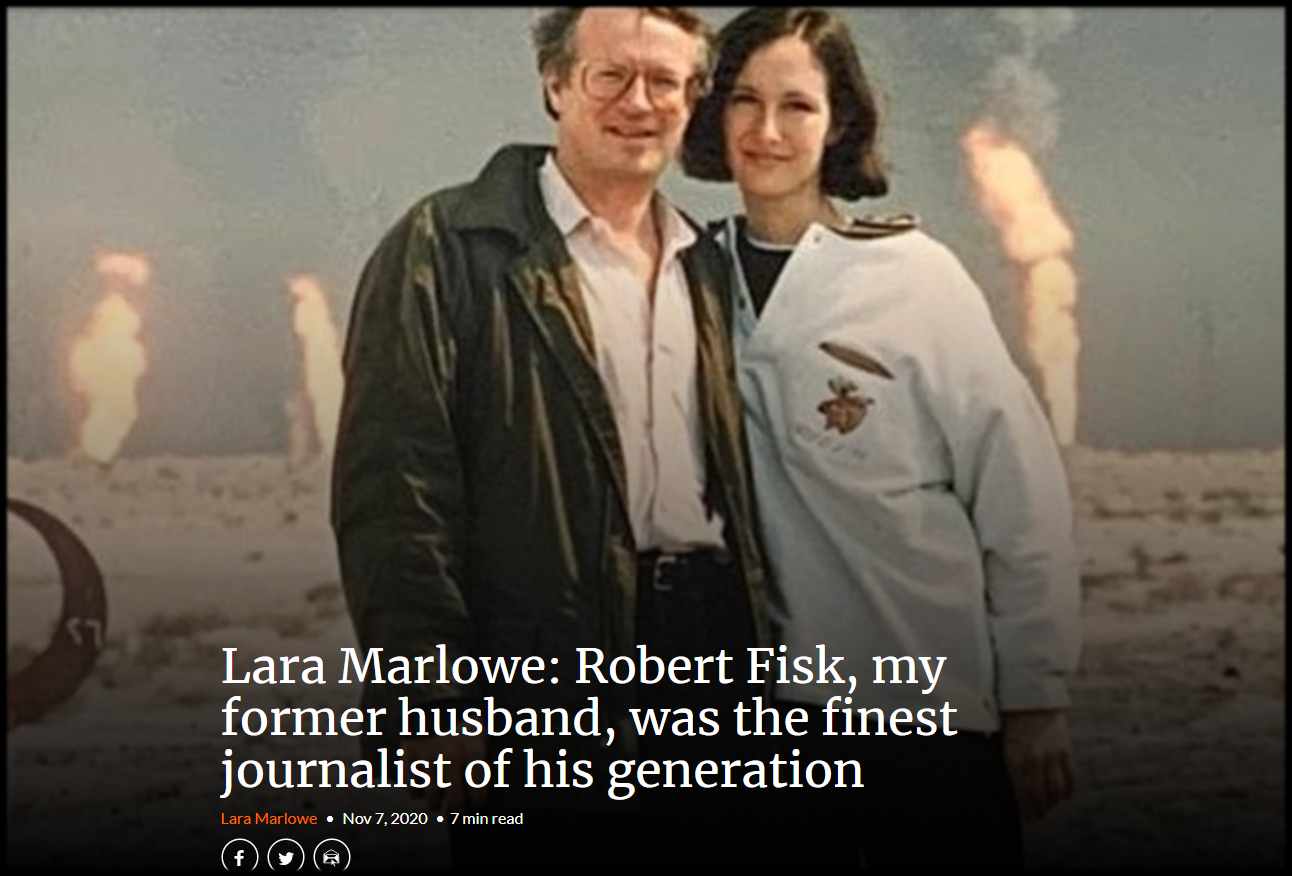 RIP Robert Fisk – the Most Brilliant and Fearless Middle East Reporter ...