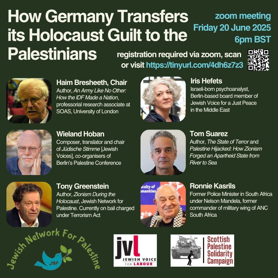 How Germany Transfers its Holocaust Guilt to the Palestinians - Tony Greenstein